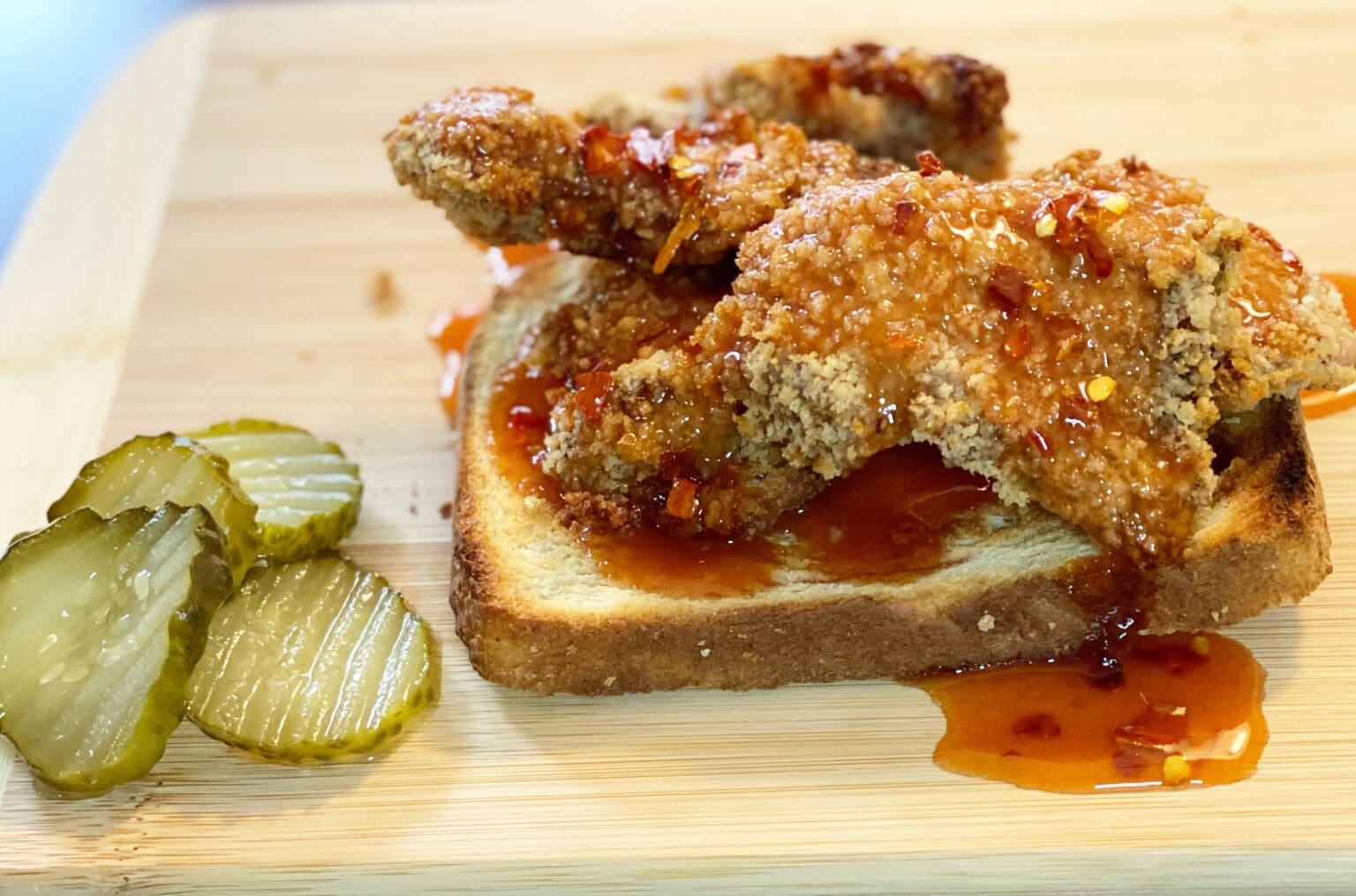 Hot Honey Fried Chicken - Jim Cooks Food Good!